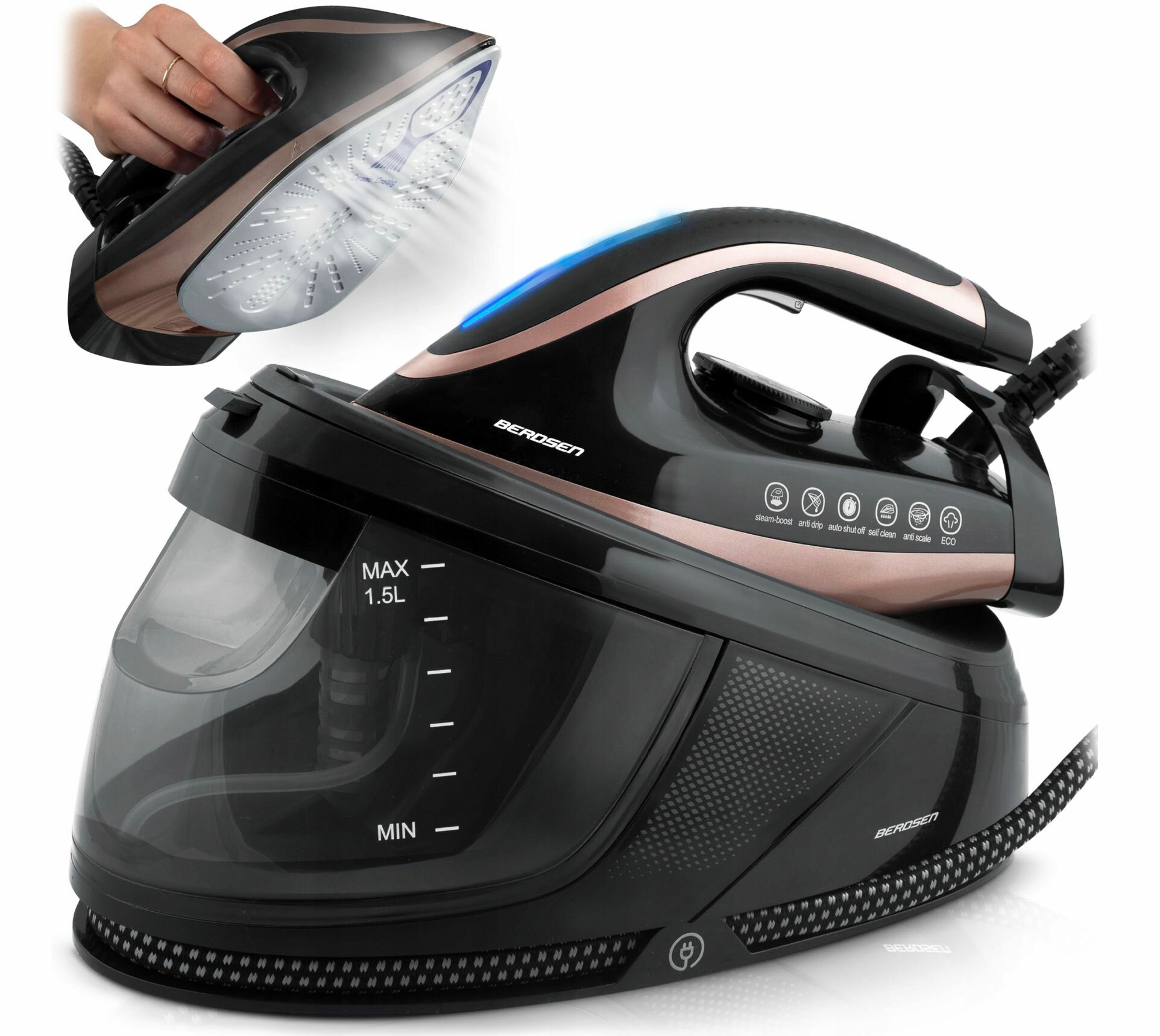 Паровая станция, парогенератор, утюг Berdsen 3000 Вт.