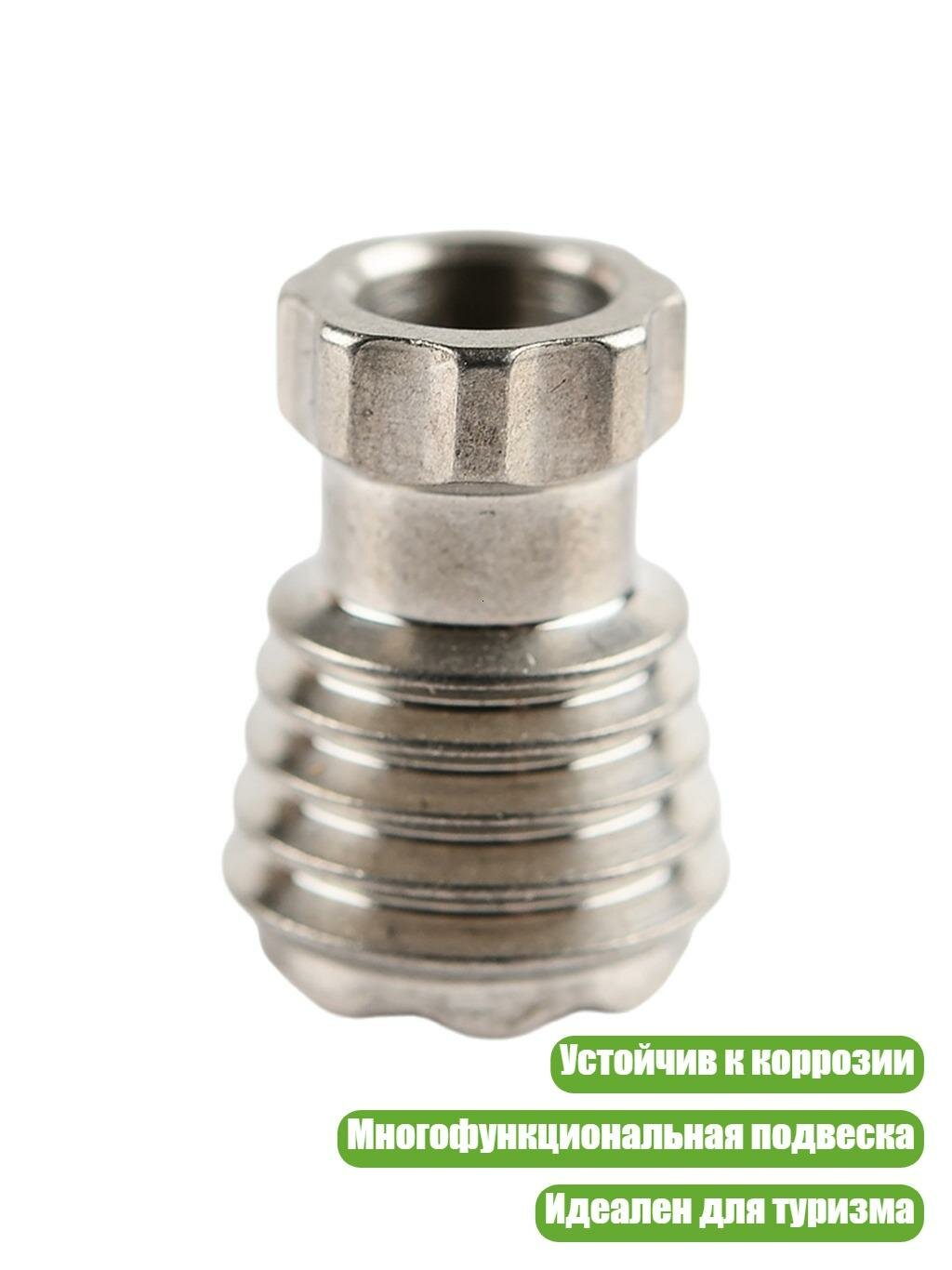 Титановый подвесной нож для кемпинга, Титановый цвет