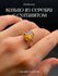 Кольцо ZLATBERRY, серебро, 925 проба, султанит синтетический, размер 21, золотис...