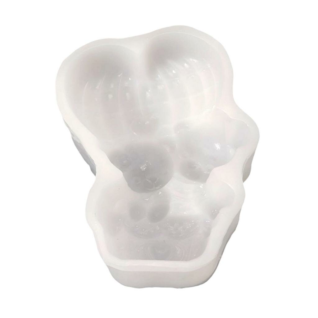 Силиконовая форма-медведь для шоколада, термостойкая, Медведь на воздушном шаре