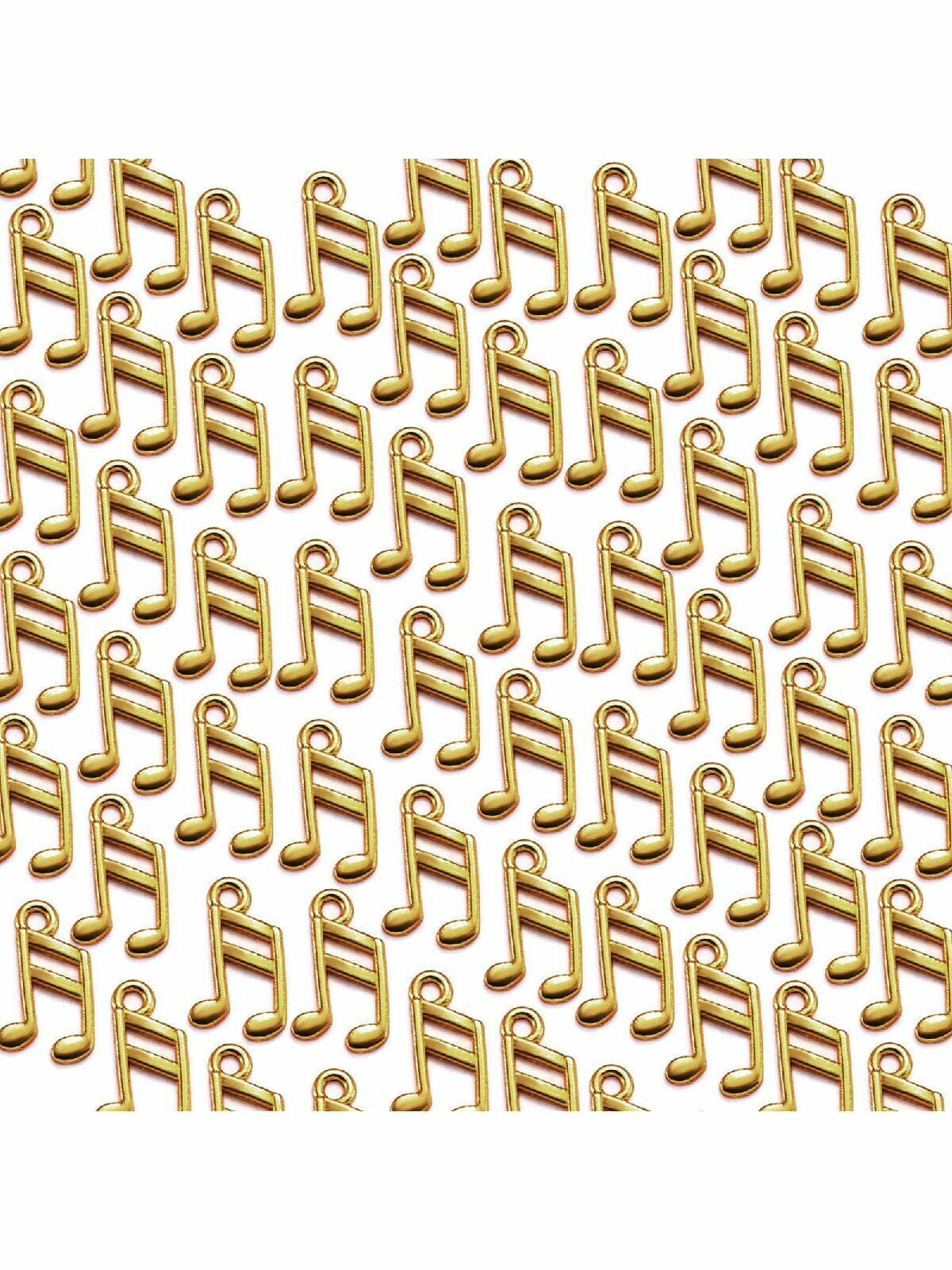 Набор из 100 музыкальных нот-подвесок для уникального ожерелья и браслета-шарма