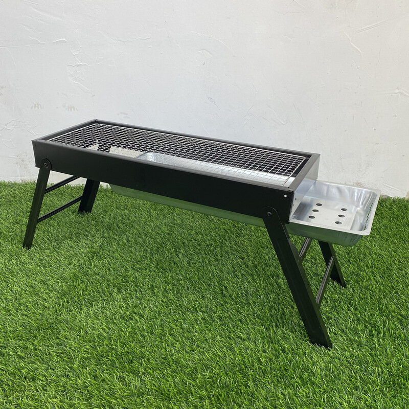 Гриль для барбекю, уличная печь для барбекю, домашний гриль на древесном угле, складной портативный гриль, поставка в комплекте с полным набором инструментов.
