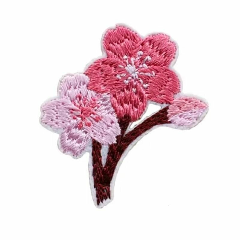 Железные нашивки с цветами, - 1