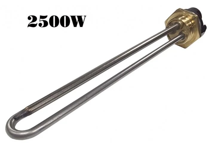 ТЭН для водонагревателей в комплекте с терморегулятором 15 А, 2.5 кВт (Нержавейка) HDS, тип Ariston