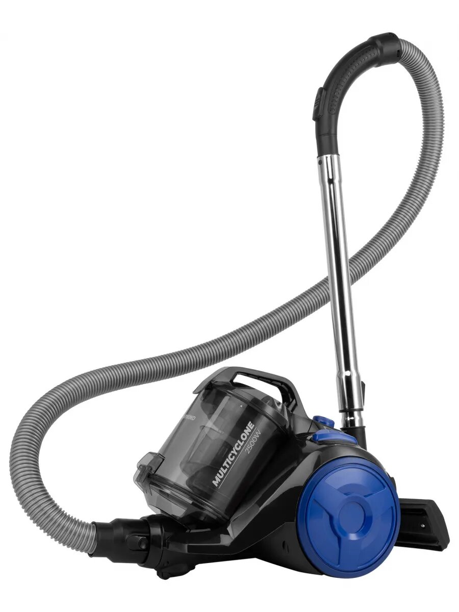 Пылесос Starwind SCV2555 черный/синий, 2500 Вт, 3 л, 88 дБ, HEPA-фильтр