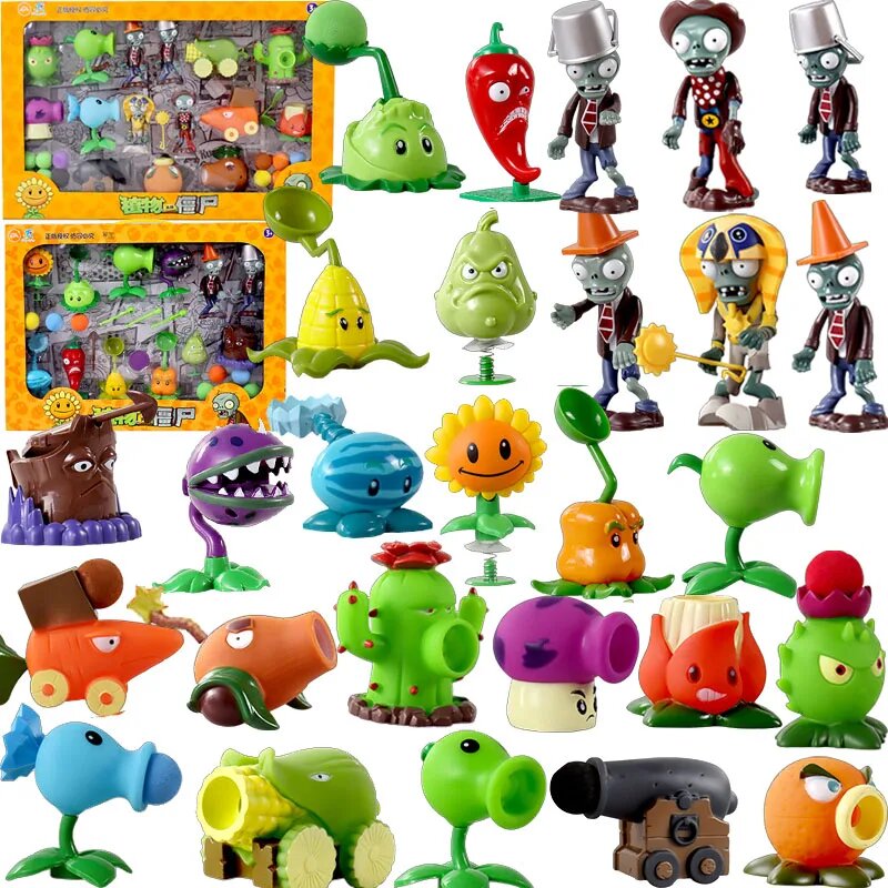 Фигурки Plants vs Zombies 27pcs no box