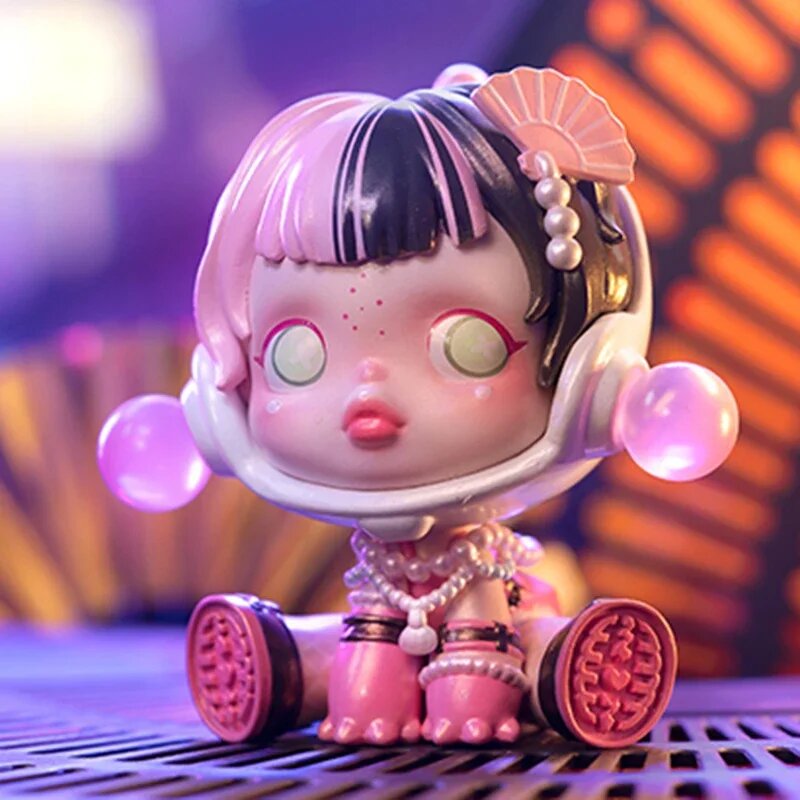 Pop Mart Skullpanda City of Night Series Mystery Box Розовый, The Princess