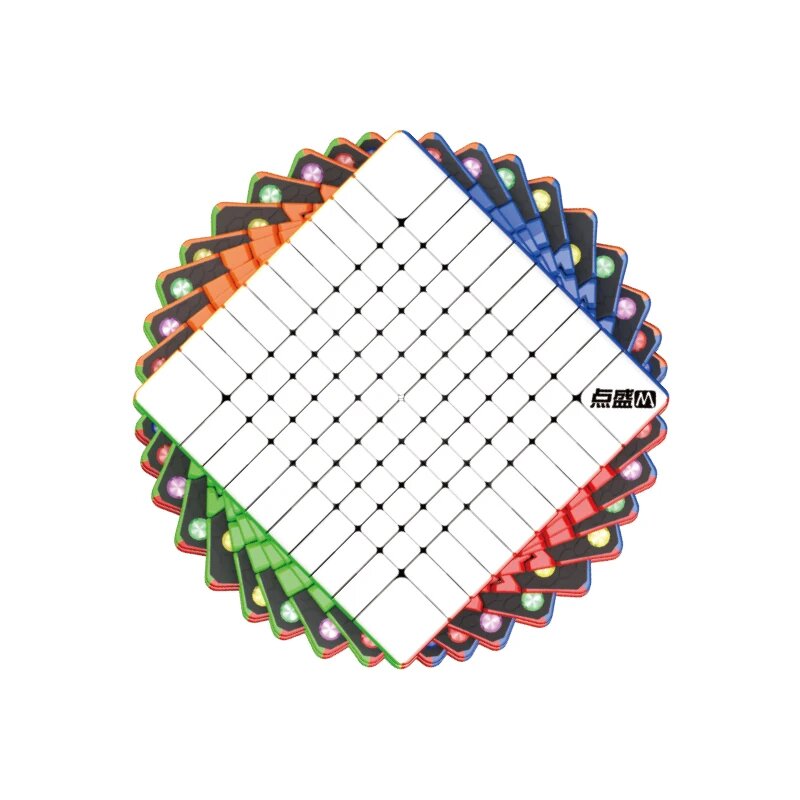 DianSheng Galaxy 10M Cube 10x10x10 Магнитный профессиональный скоростной куб-головоломка, игрушки, подарок для детей