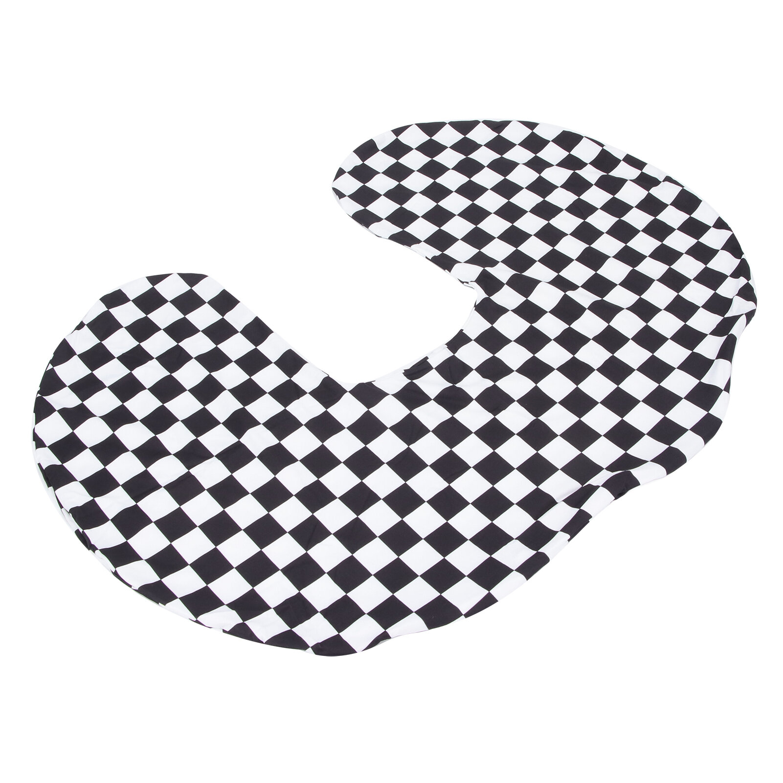 Чёрный чехол для подушки для кормления в форме U, стильный принт, washable, для мам, из полиэстера и полиуретана