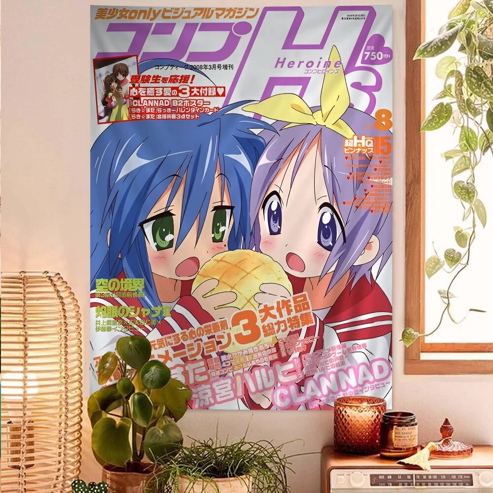 Гобелен Аниме Lucky Star 60x110cm, цвет Z2