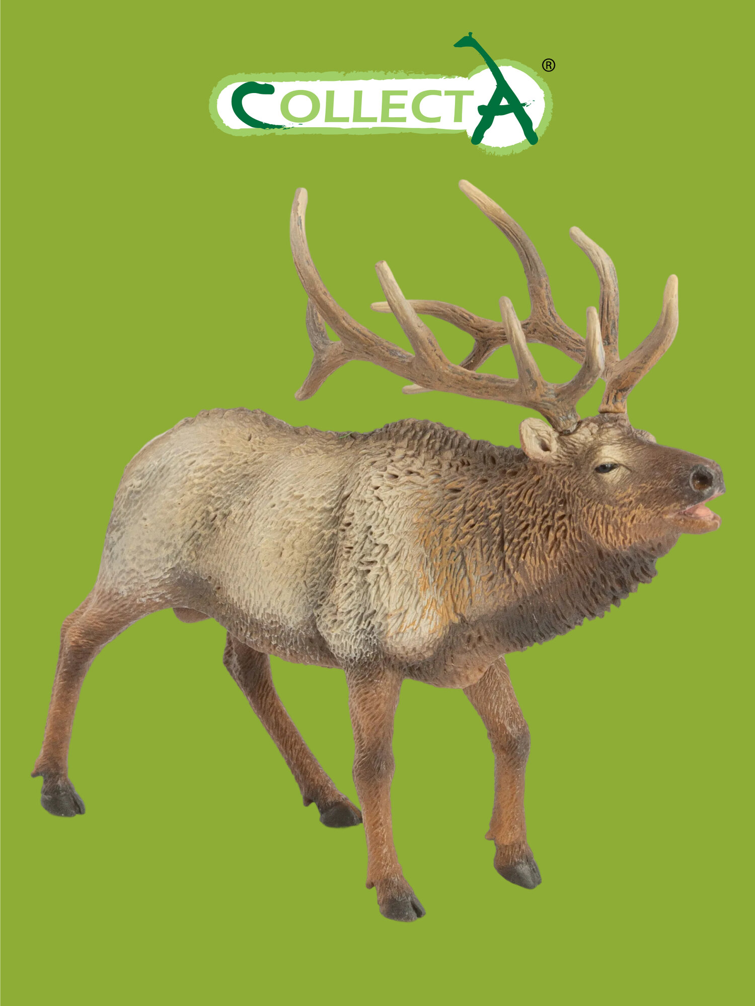 Фигурка животного Collecta Олень Вапити, 80021b, высота 10 см, 80021b