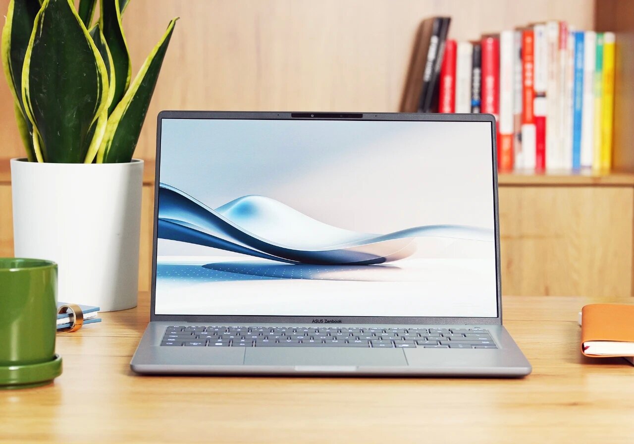 Ноутбук Asus zenbook 14Air（S14）UX5406SA258 , Ultra 7-258v, 32ГБ/1ТБ, 2.8k OLED 120hz 1.15kg , Серый, Русская раскладка