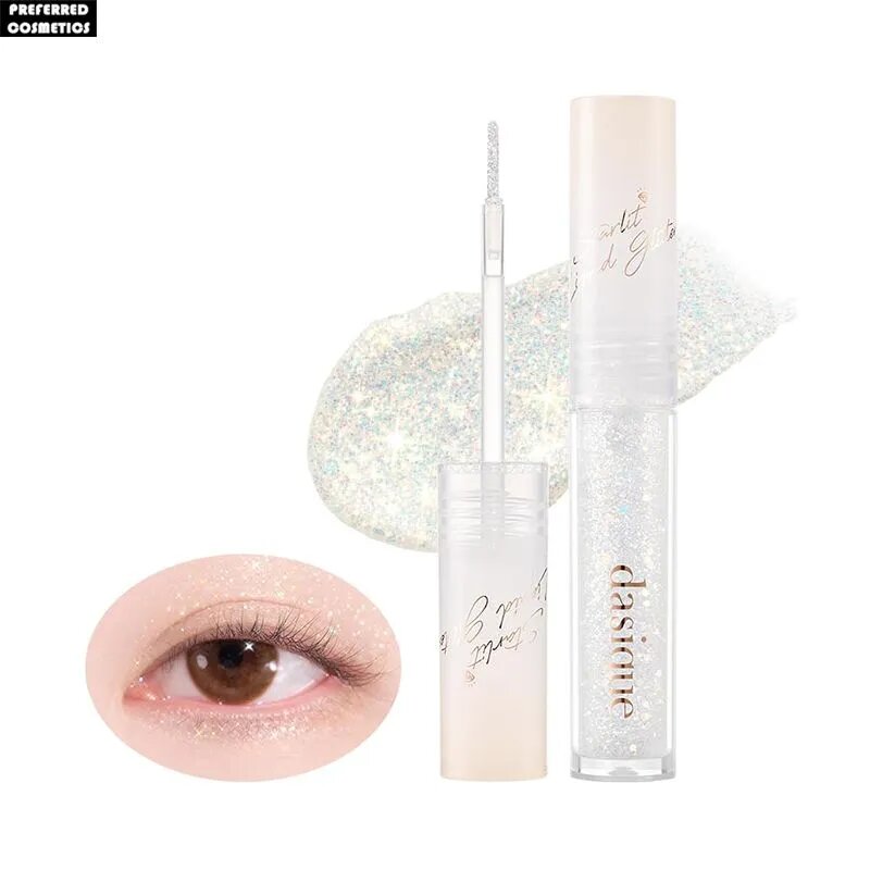 Перламутровые жидкие тени для век Dasique Starlit Jewel/Натуральный макияж