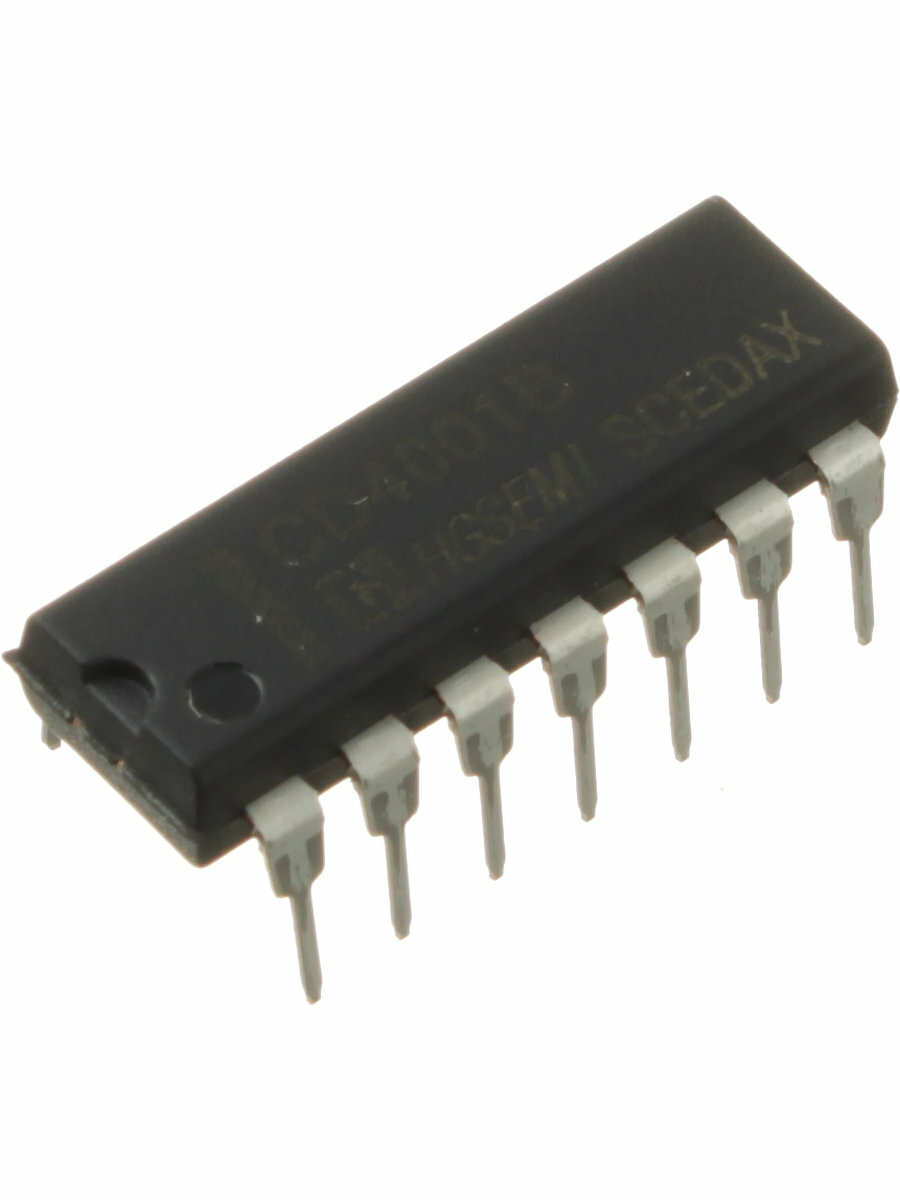 Микросхема CD4001BE (ЛЕ5) DIP14 HGSEMI (упаковка 2шт)