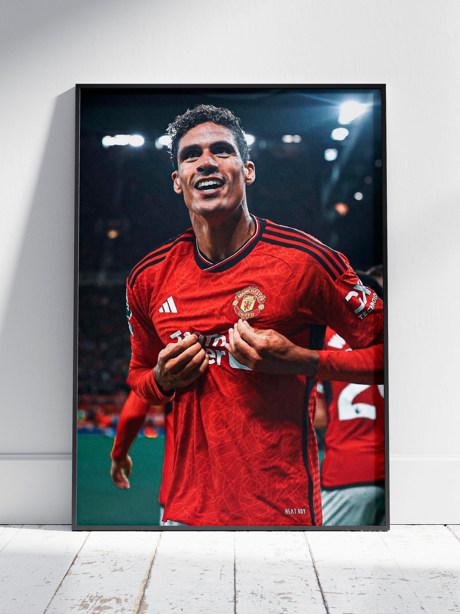 Плакат на стену для интерьера Реал Мадрид (Рафаэль Ксавье Варан - Raphael Varane 3) - Постер по спорту и физической активности формата A4 (21x30 см)
