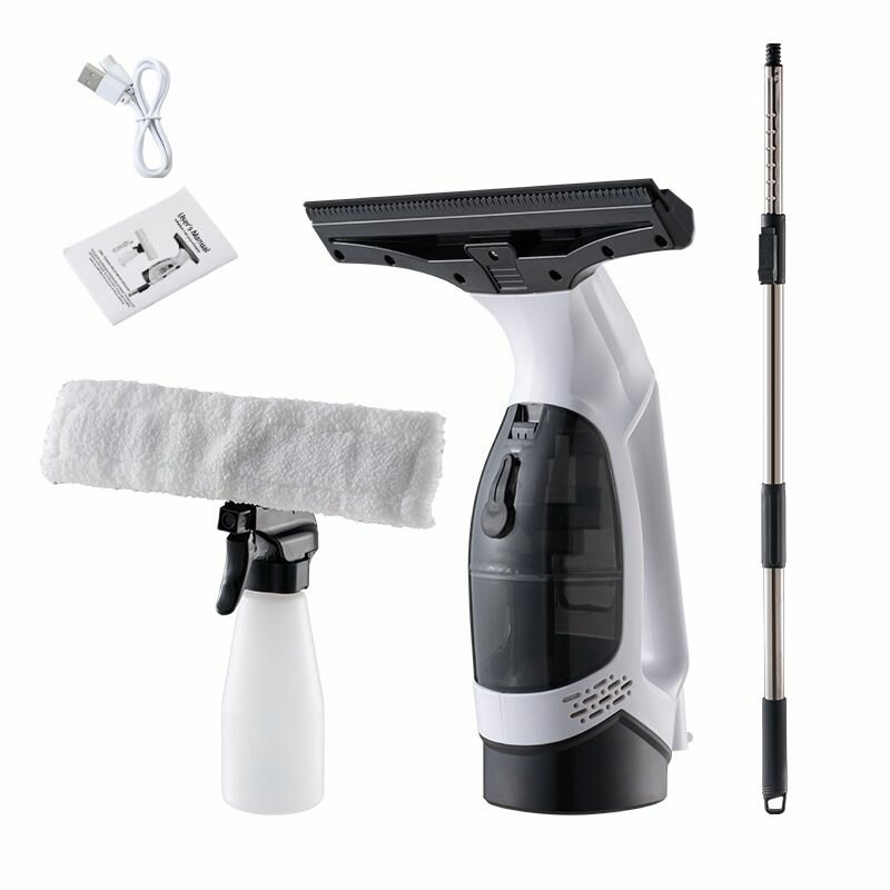 Стеклоочиститель аккумуляторный Karcher WV 1 1.633-601.0, время автономной работы до 25 мин, съемный бак для грязной воды 100 мл для окон беспроводной ручной для мытья стекол