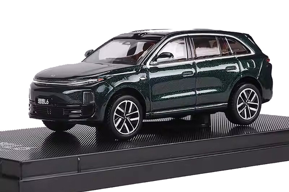 Модель коллекционная PAUDI Lixiang (li auto) L6 2025 green / лисян Л6 темно-зеленый (длина 7-10 см)