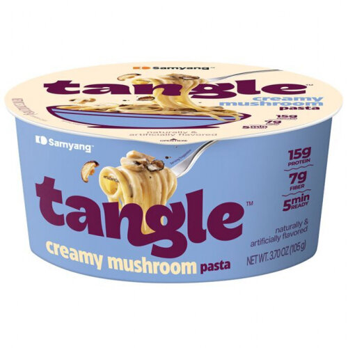 Паста быстрого приготовления Самянг Samyang TANGLE с грибами в сливочном соусе 105 г (чашка)