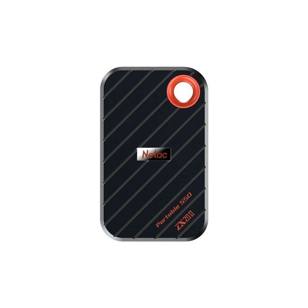 Внешний жесткий диск SSD 512GB USB Netac ZX20II NT01ZX20II-512-32BK черный