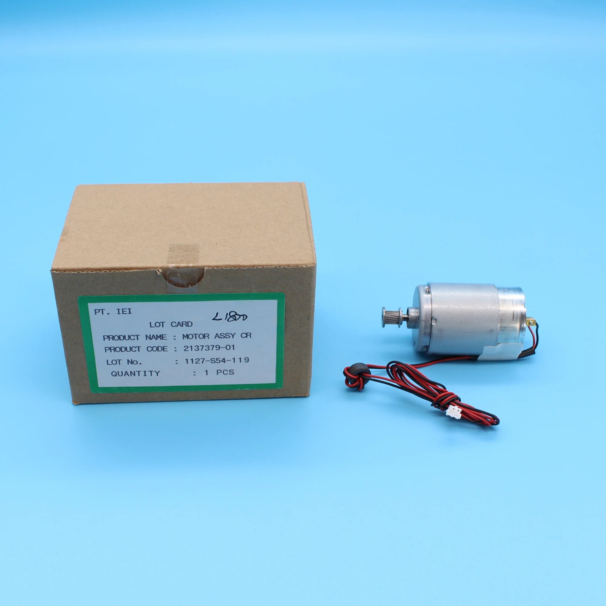 Оригинальный новый двигатель каретки 2137379 в сборе CR для Epson L1800 L1500 1390 CR мотор с длинным кабелем