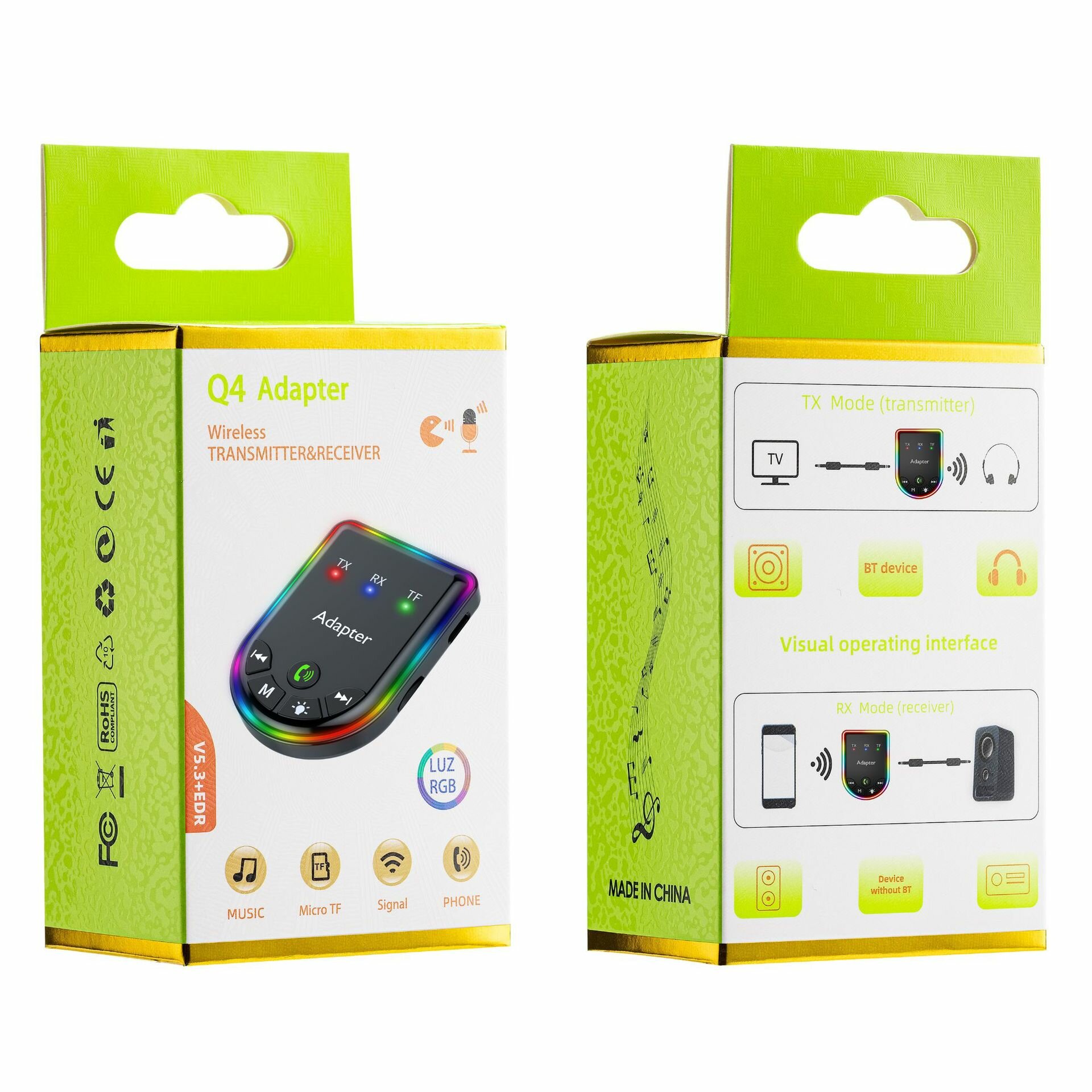 Беспроводной аудиоресивер WALКЕR, USB-AUX-Bluetooth, BTA-320, аудиоусилитель и ресивер с USB-интерфейсом в машину