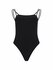 Купальник Tom Ford Multi-strap swimsuit, размер 40 EU, черный/черный