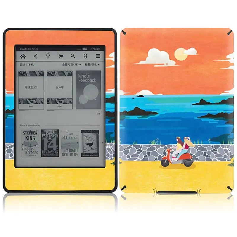 Виниловая наклейка для Kindle Paperwhite 3 KP white 3-1362