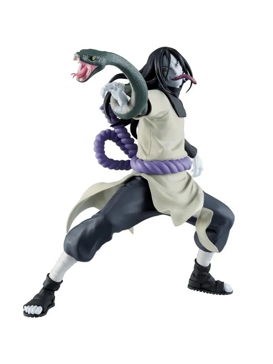 Фигурка Bandai "Орочимару", из "Наруто", ПВХ, аниме, коллекционная, высота 15см