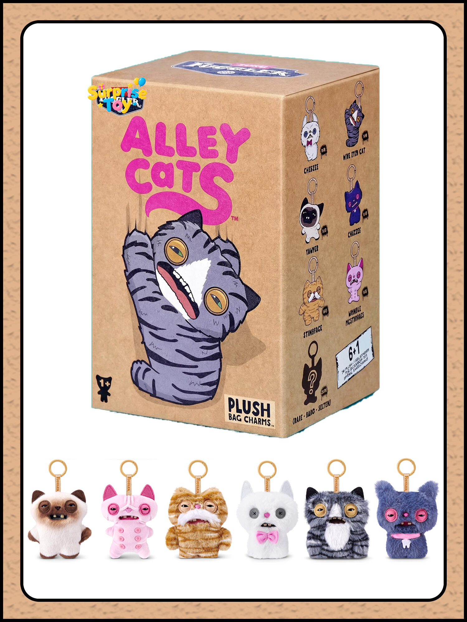Fuggler ALLEY CATS Подвеска в виде мягкой игрушки