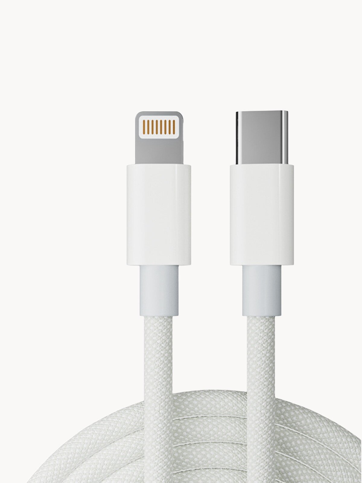 Кабель быстрой зарядки для iPhone, зарядка для iPhone, провод для айфона, Type C - Lightning, цвет белый