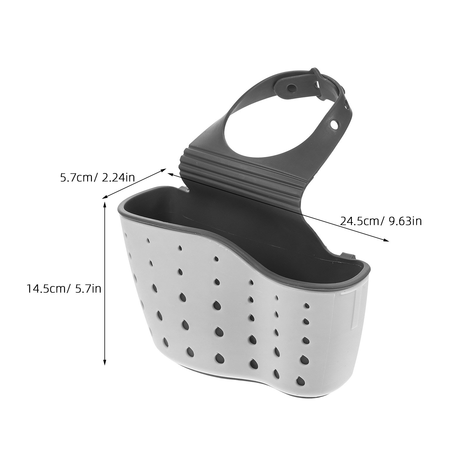 Организатор для кухни с быстрым отведением воды 24.50x14.50x5.70cm