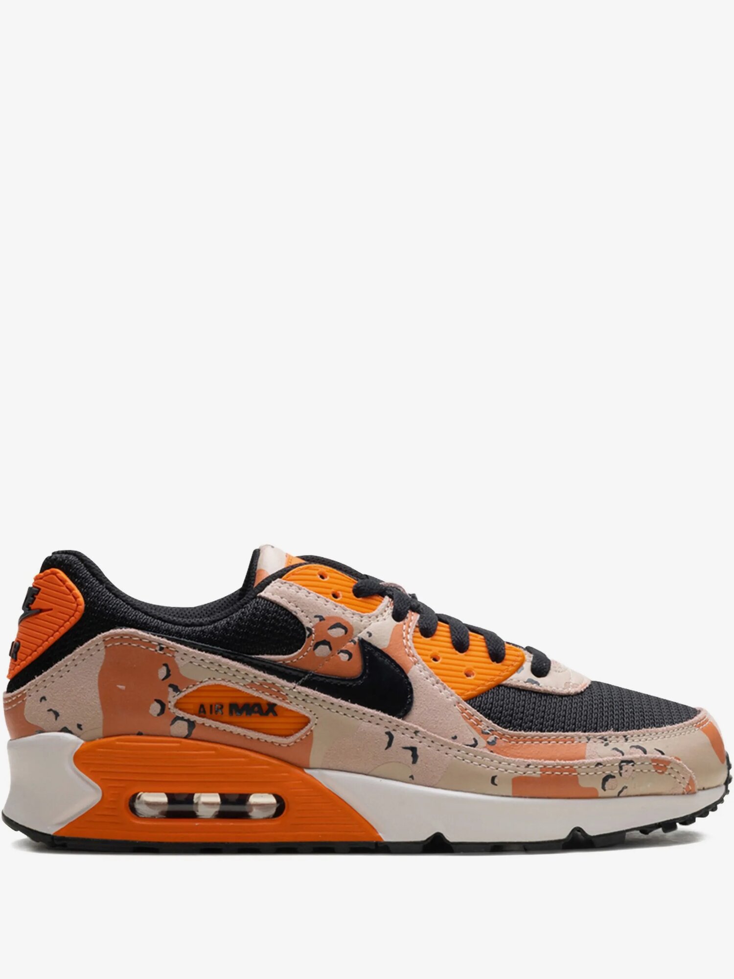 Кроссовки Air Max 90 Premium Bio Beige/Safety Orange/Phantom/Black