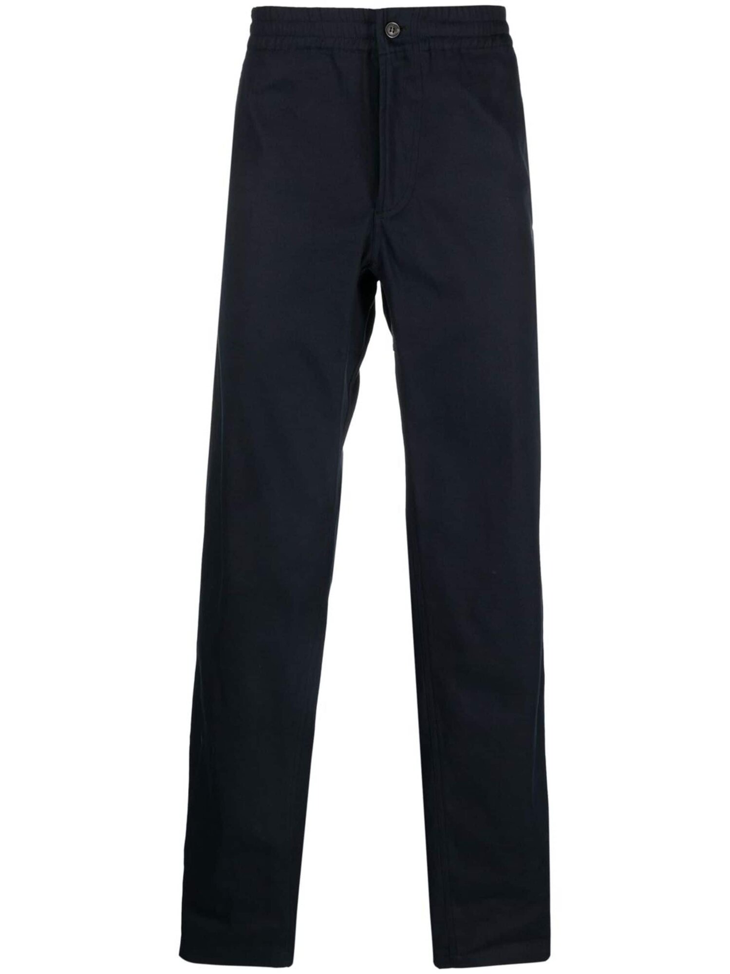 Брюки Elasticated-waist straight-leg trousers