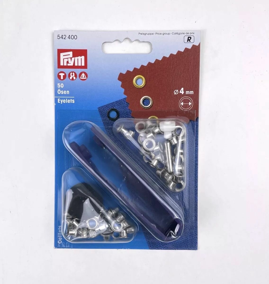 542400 Люверсы без обратной шайбы (блочки) 4мм Prym