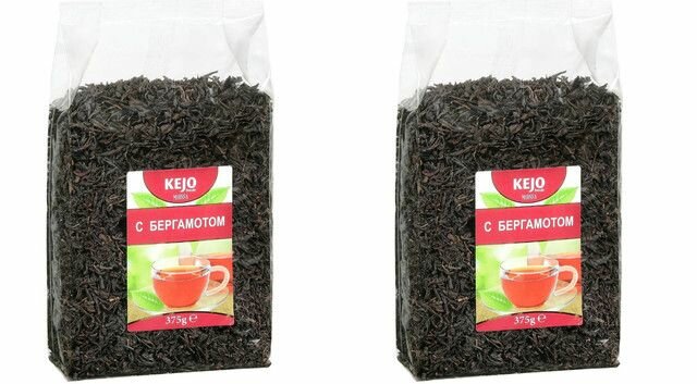 Kejofoods Чай черный Бергамот, 375 гр, 2 уп