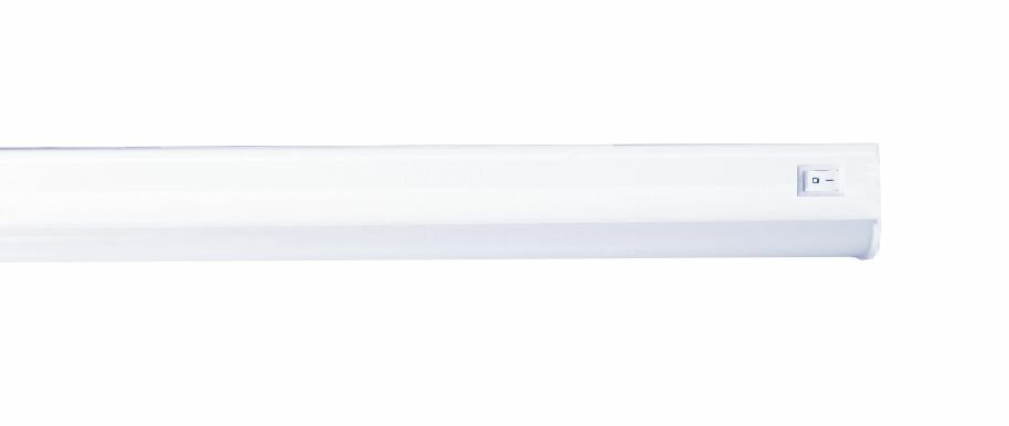 Линейный LED светильник "Т5" AK-LT5S 10W 6500К с клавишным выключателем для внутреннего освещения 0,6м.