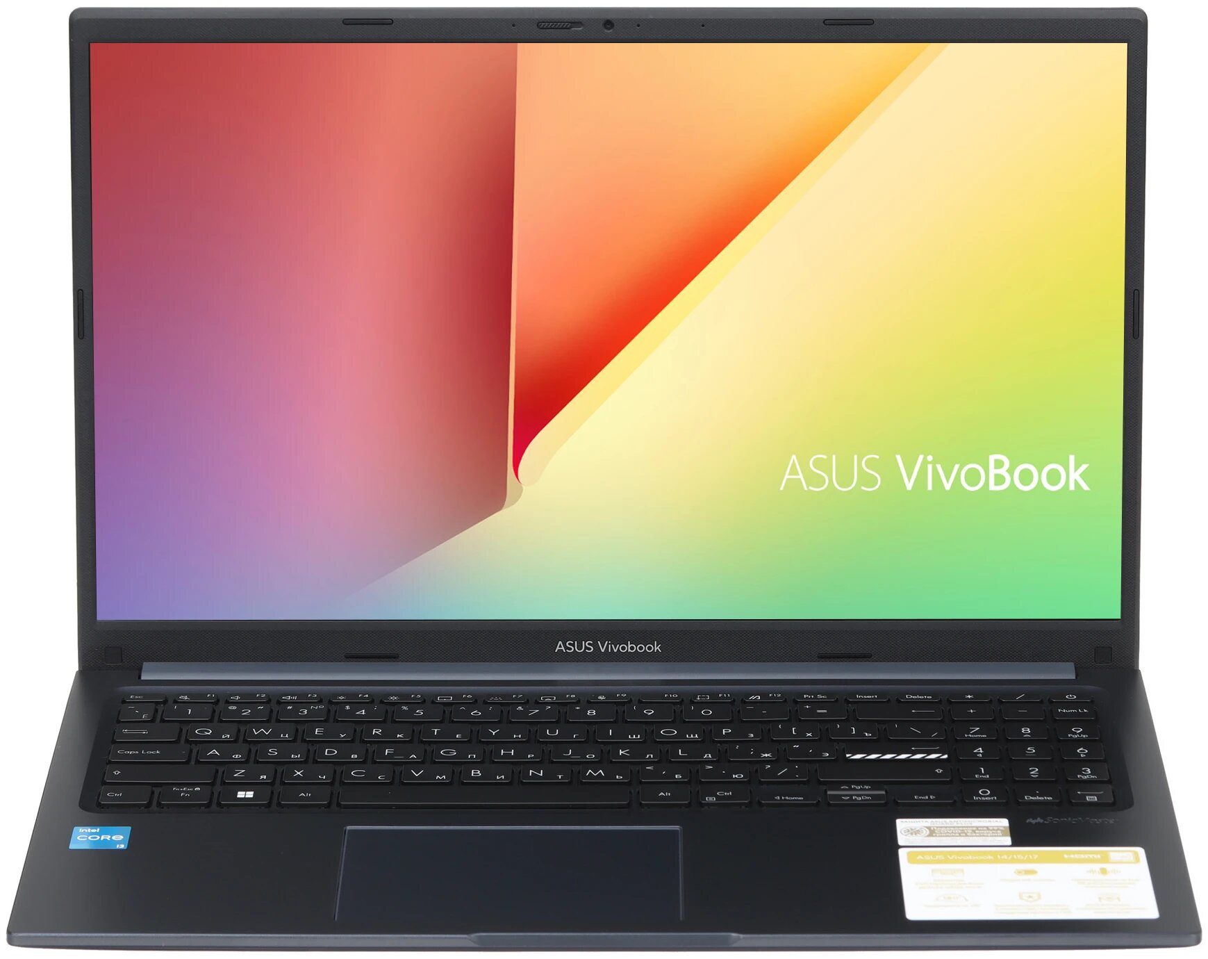 15.6" Ноутбук ASUS Vivobook 15 X1504ZA-BQ963, синий (английская/русская раскладка)