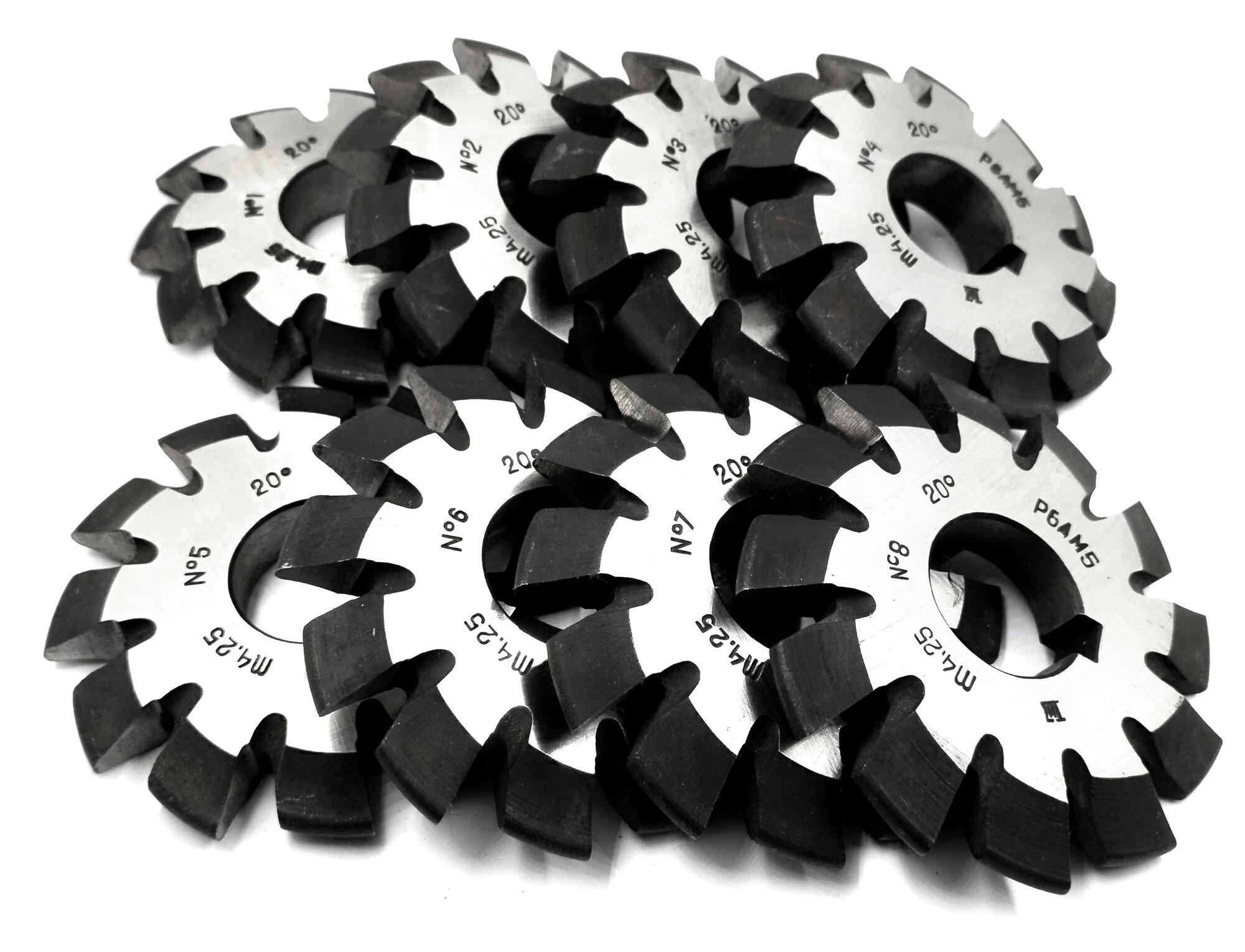 Фреза дисковая зуборезная модульная м4,25 20° Р6АМ5 (к-т из 8шт.)