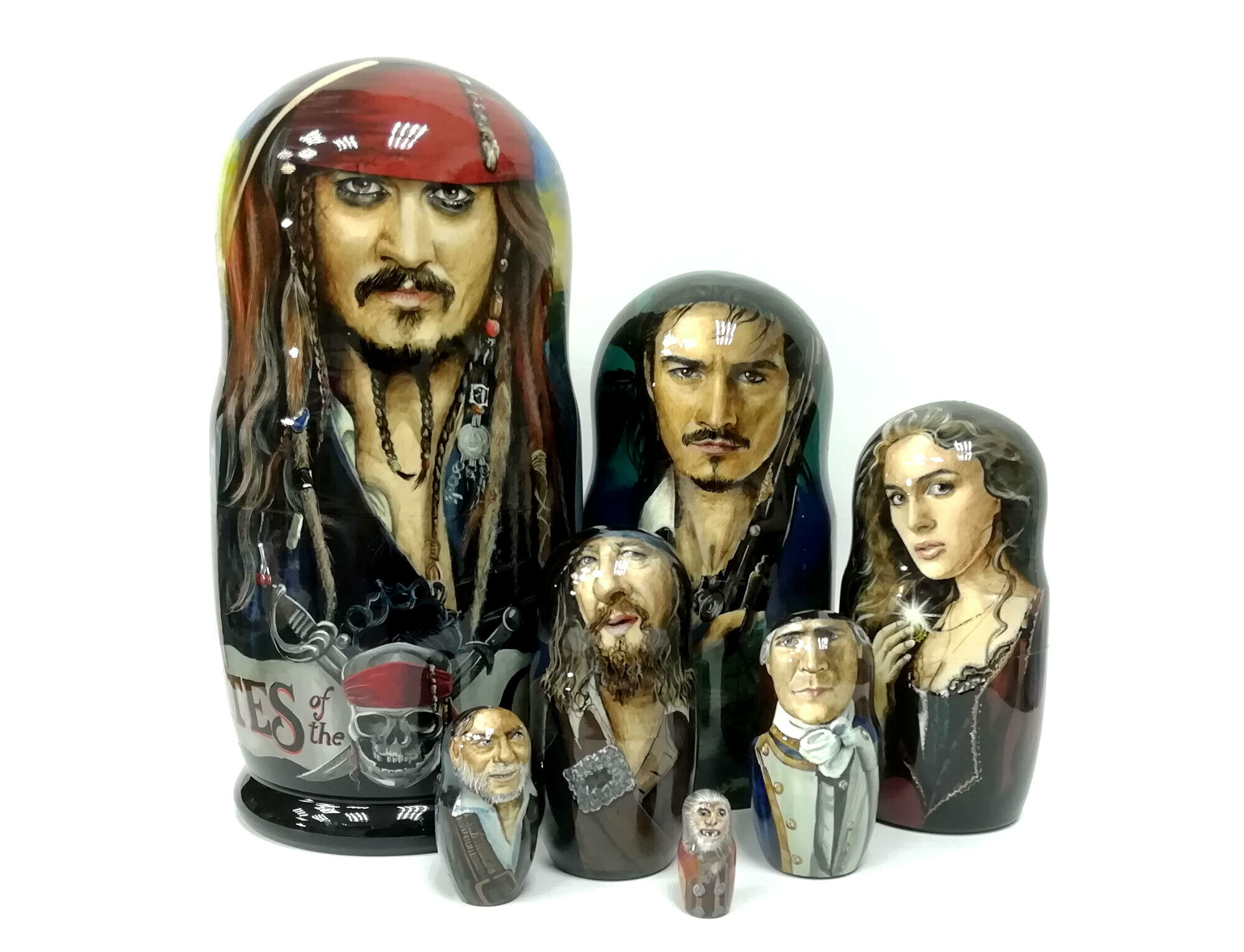 Авторская матрешка Пираты Карибского моря