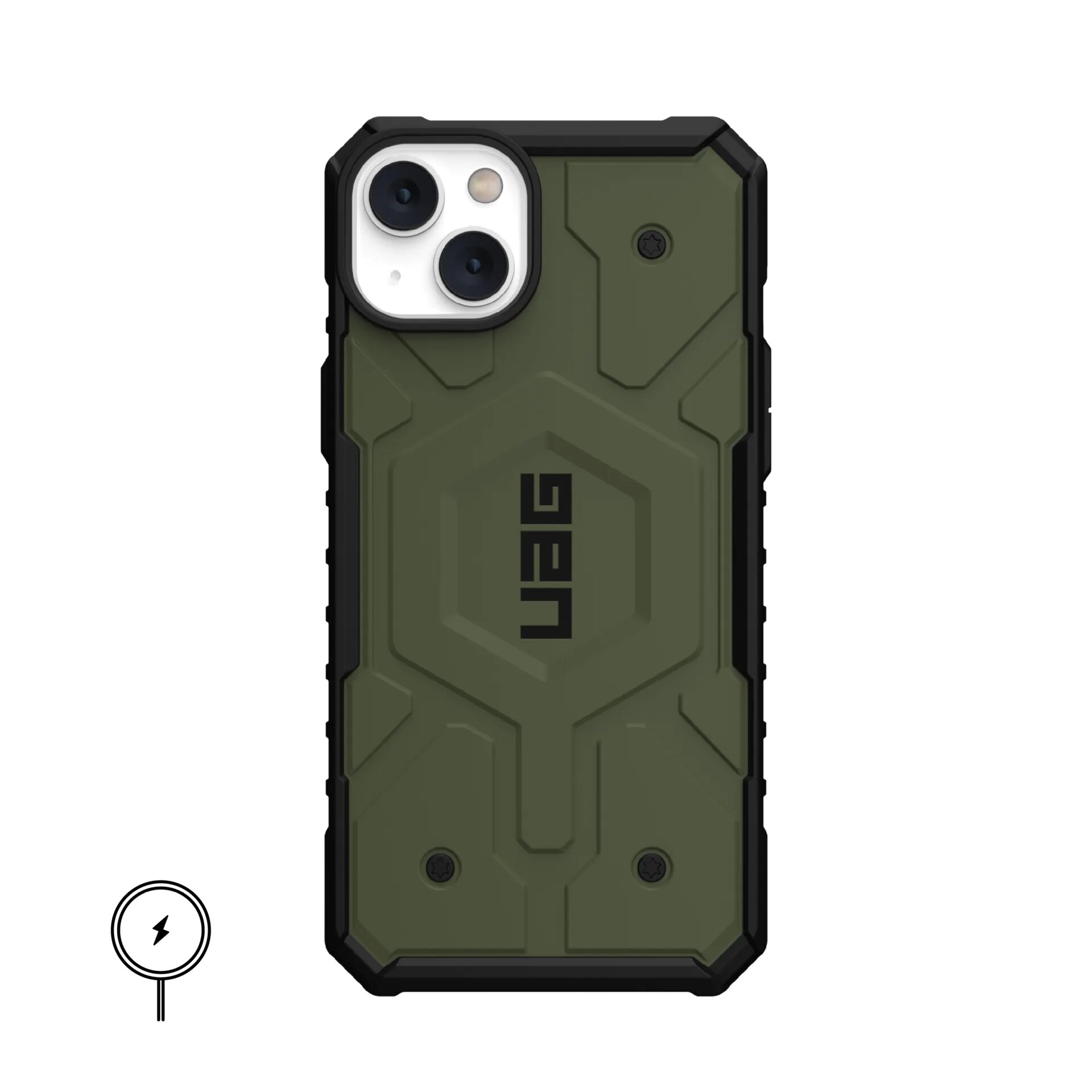 Чехол с поддержкой MAGSAFE Uag Pathfinder для iPhone 14 Plus 6.7", цвет оливковый (Olive)