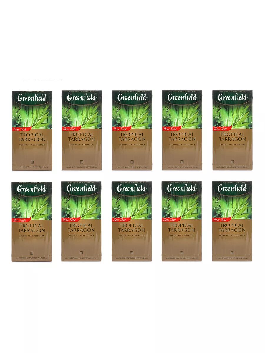 Чай Гринфилд Tropical Tarragon, в пакетиках 10уп по 25шт