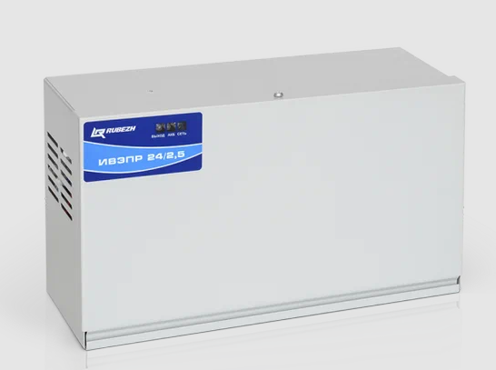 Источник питания резервированный ИВЭПР 24/2,5 RS-R3 2х7 БР Адресная система R3 Рубеж
