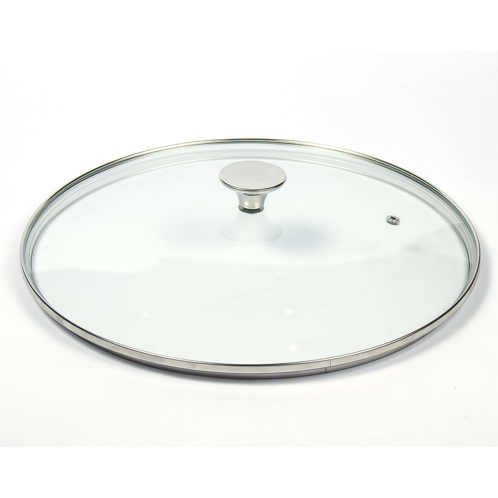 Крышка Куквэй Мастер, стекло, ручка нержавеющая сталь, OE30 см, CWMK30, CRISTEL