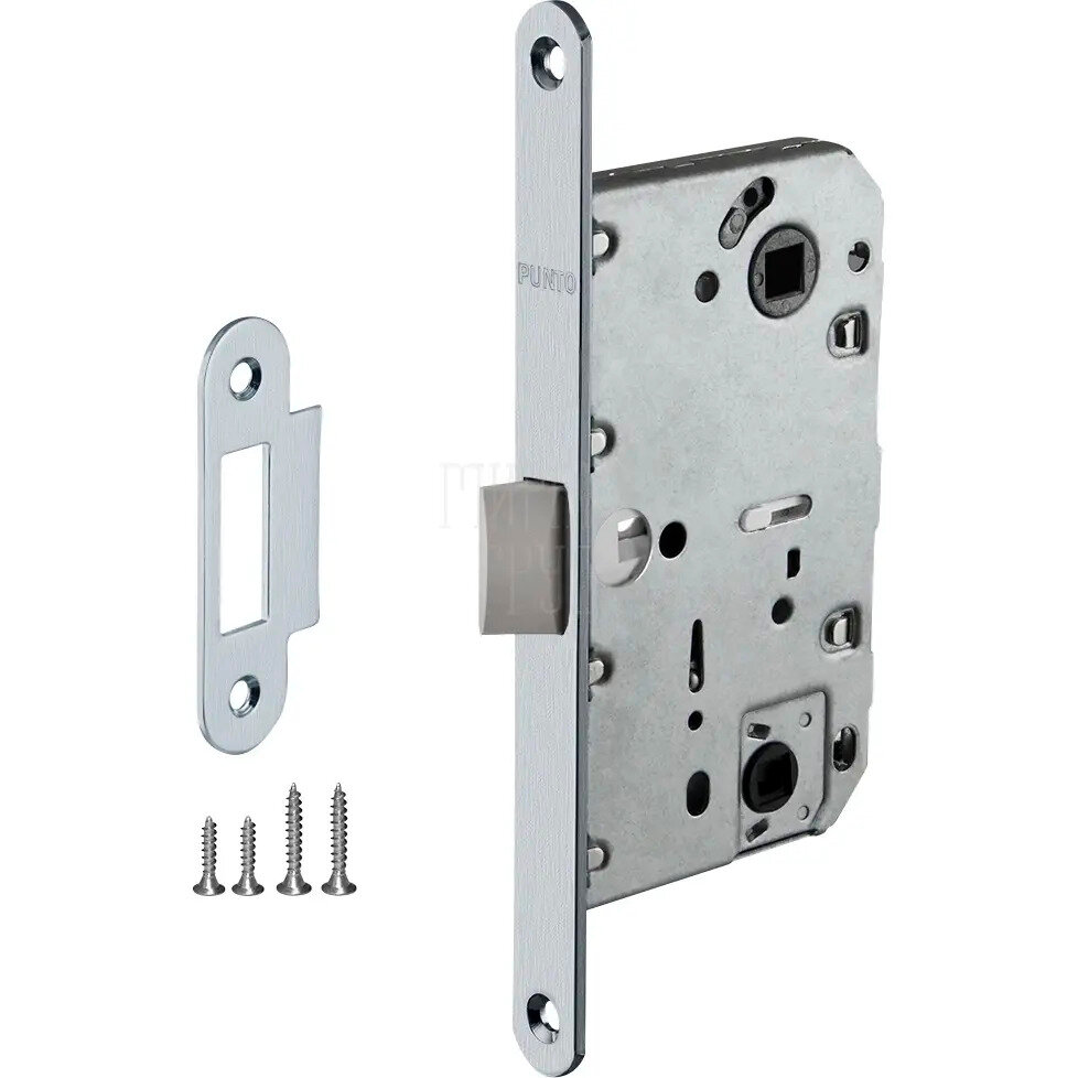 Защелка Punto (Пунто) врезная PL96WC-50 сатинированный хром