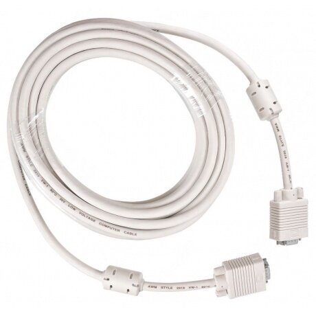 Кабель Buro CAB016S-10M VGA (m) VGA (m) 10м феррит. кольца серый