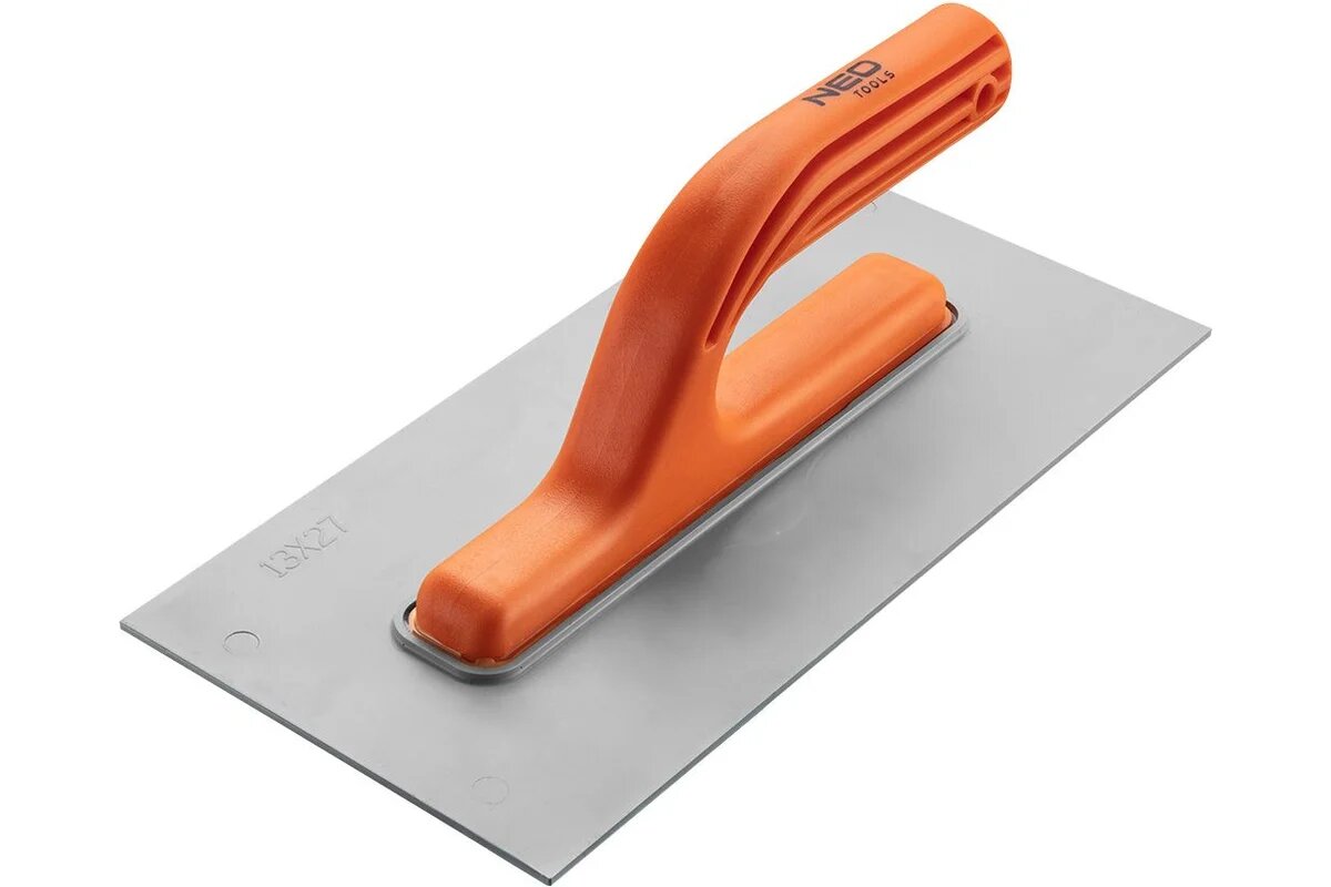 NEO Tools Терка гладилка прямая ПВХ 270 x 130 мм пластмассовая ручка 50-209