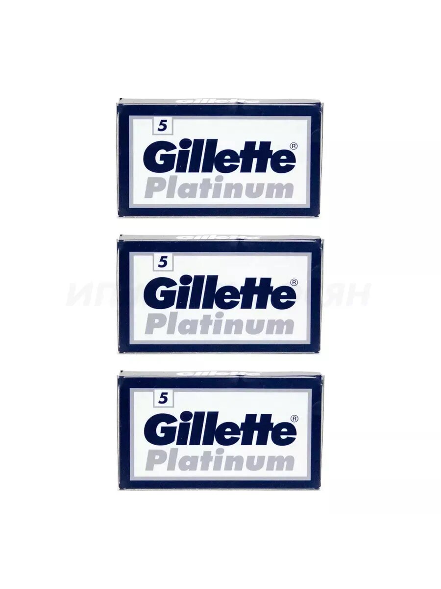 Platinum Лезвия для Т-образного станка, 15 шт.