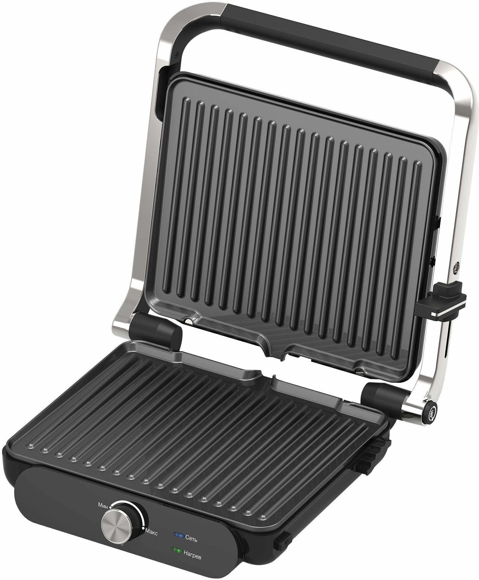 Электрогриль Hyundai HYG-3041 2000Вт черный/черный