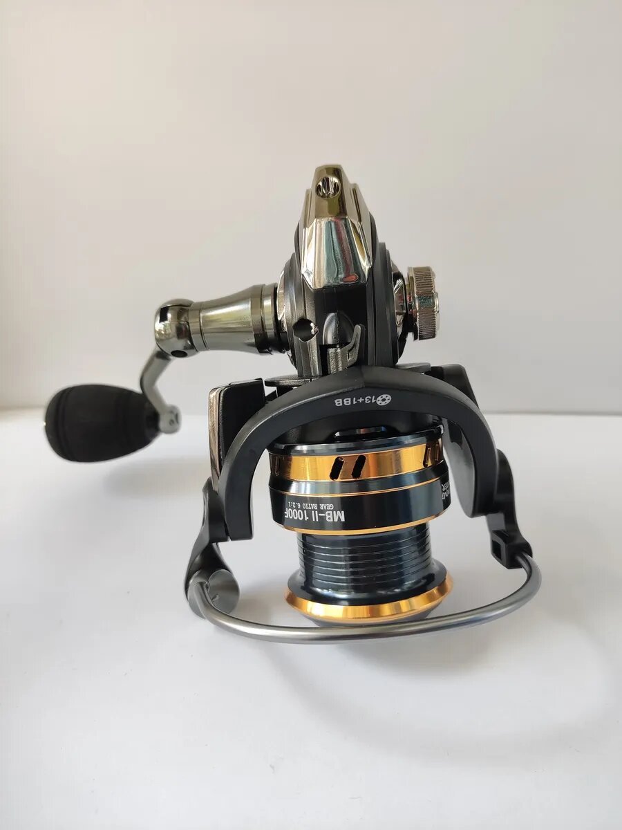 Рыболовная катушка FISHING MASTER MBF-1000, безынерционная, лесоемкость 0.16/0.18/0.20 мм, 14 подшипников