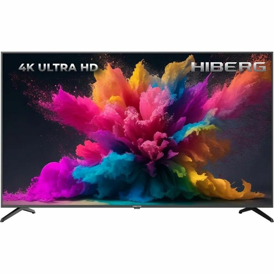 Телевизор HIBERG 75Y UHD, черный
